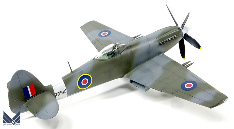 トランぺッター 1/48 スパイトフル Trumpeter Supermarine Spiteful 完成品 | 模型工房M