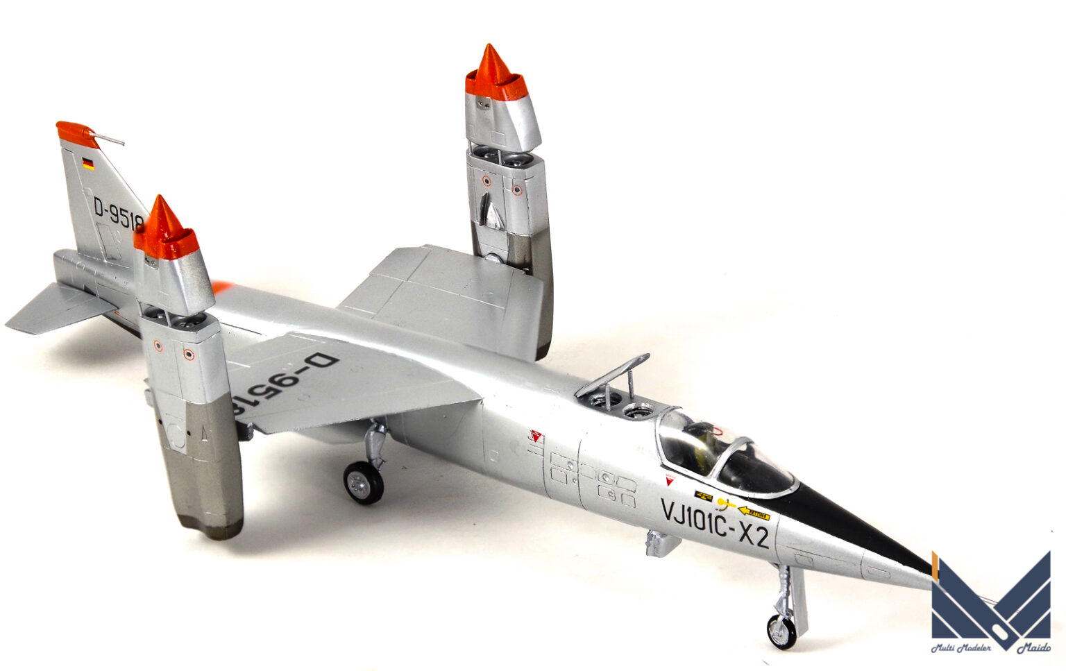 A＆A 1/72 ドイツ VTOL実験機 VJ101C-X2 完成品 完成品 - 模型工房M