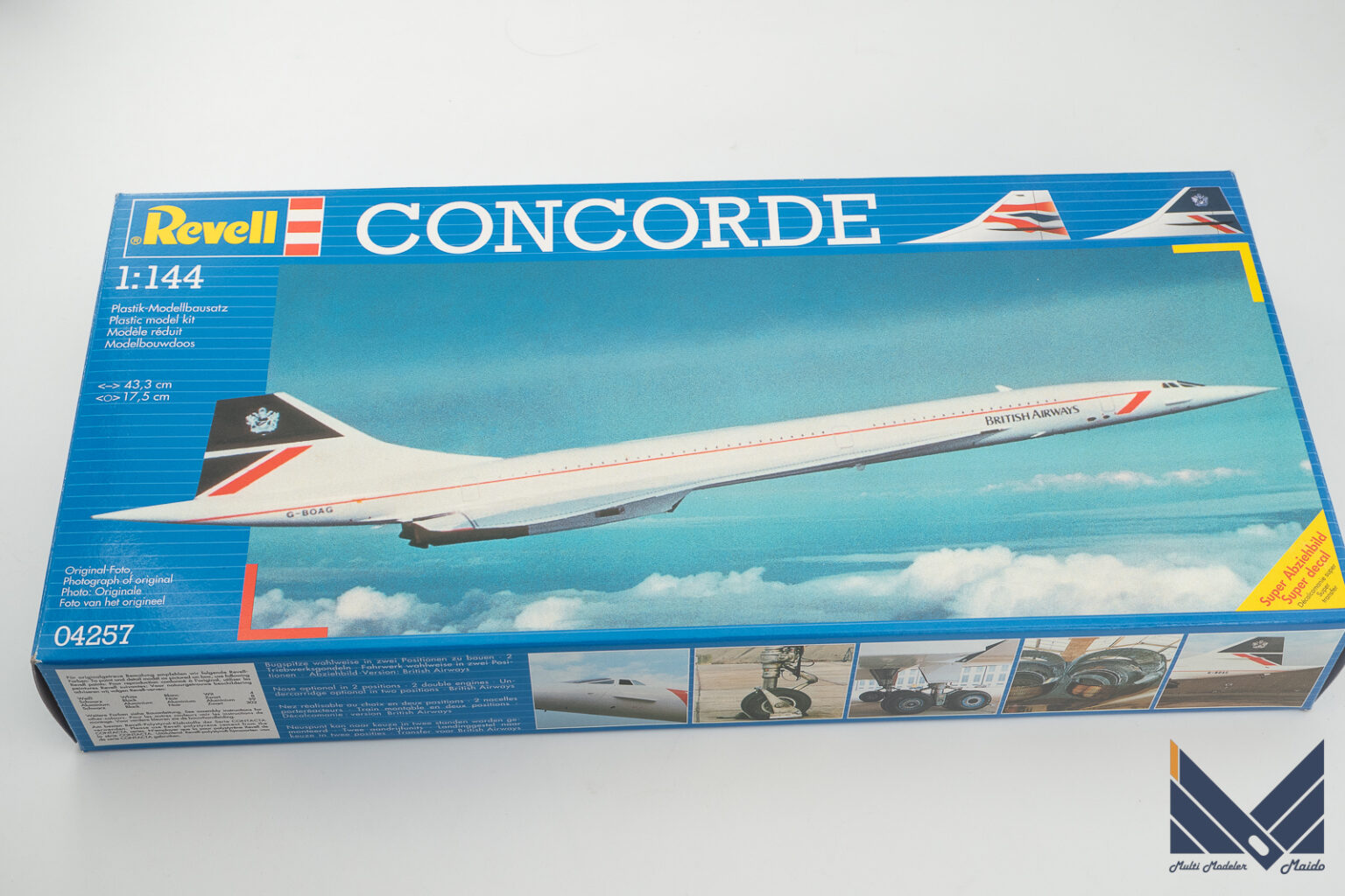 ドイツレベル 1/144 コンコルド キットレビュー Concorde REVELL KIT | 模型工房M