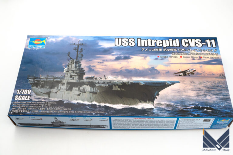 トランペッター 1/700 CVS-11 イントレピッド キット紹介 USS Intrepid Trumpeter - 模型工房M