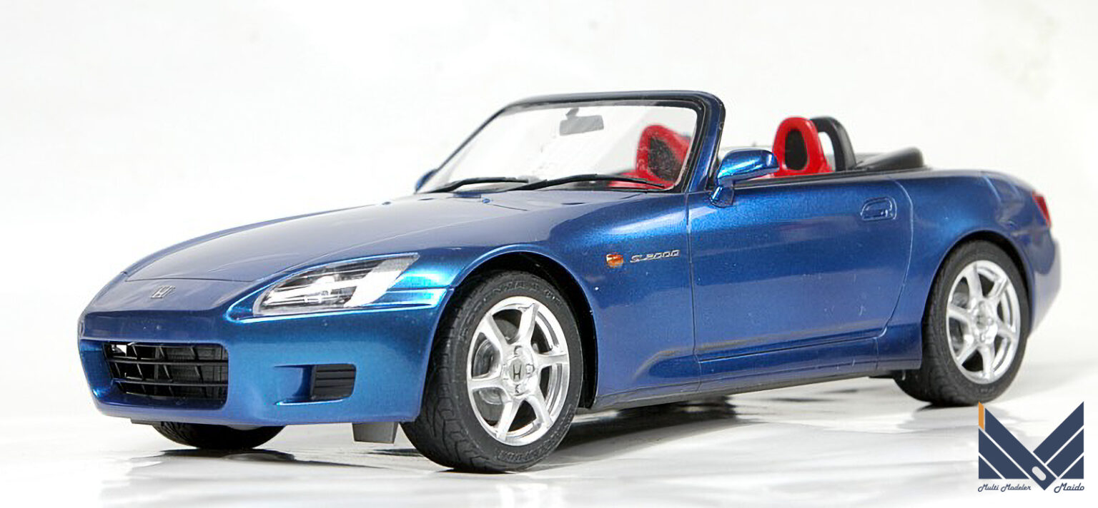 タミヤ 1/24 ホンダ S2000 完成品 TAMIYA HONDA 自動車模型完成品 - 模型工房M