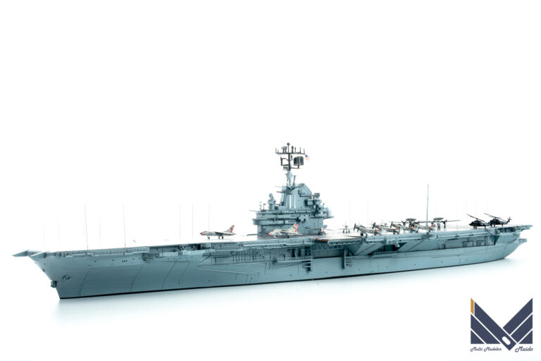 トランペッター 1/700 アメリカ海軍航空母艦CVS-11 イントレピッド 完成品 USS Intrepid Trumpeter - 模型工房M
