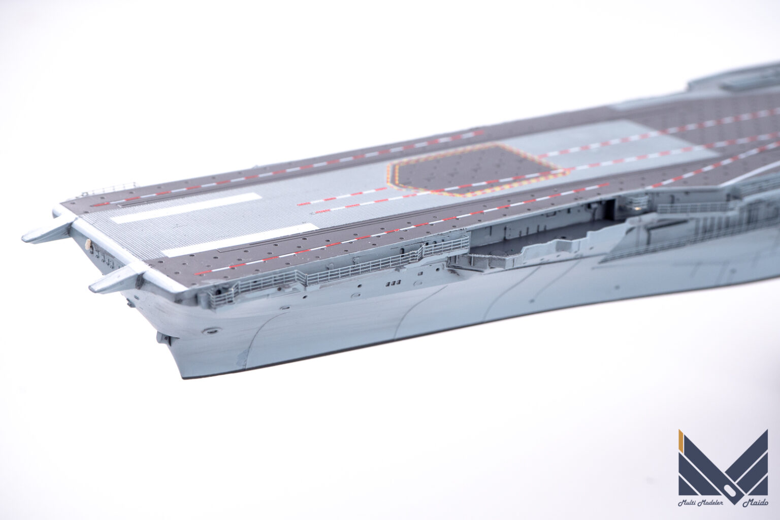 トランペッター 1/700 CVS-11 イントレピッド 製作4 本体完成 USS Intrepid Trumpeter - 模型工房M