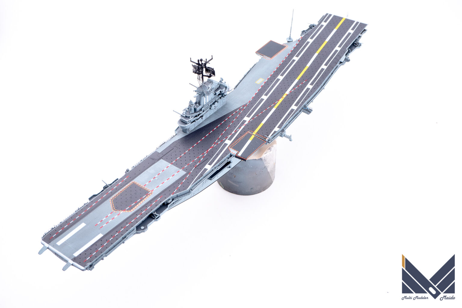 トランペッター 1/700 CVS-11 イントレピッド 製作4 本体完成 USS Intrepid Trumpeter - 模型工房M