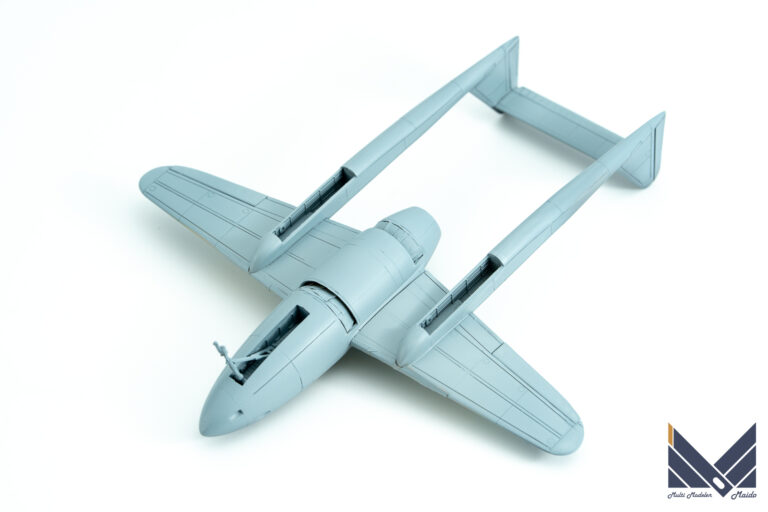 ミクロミル 1/72 日本海軍計画機 閃電 製作2 SENDEN MIKROMIR | 模型工房M