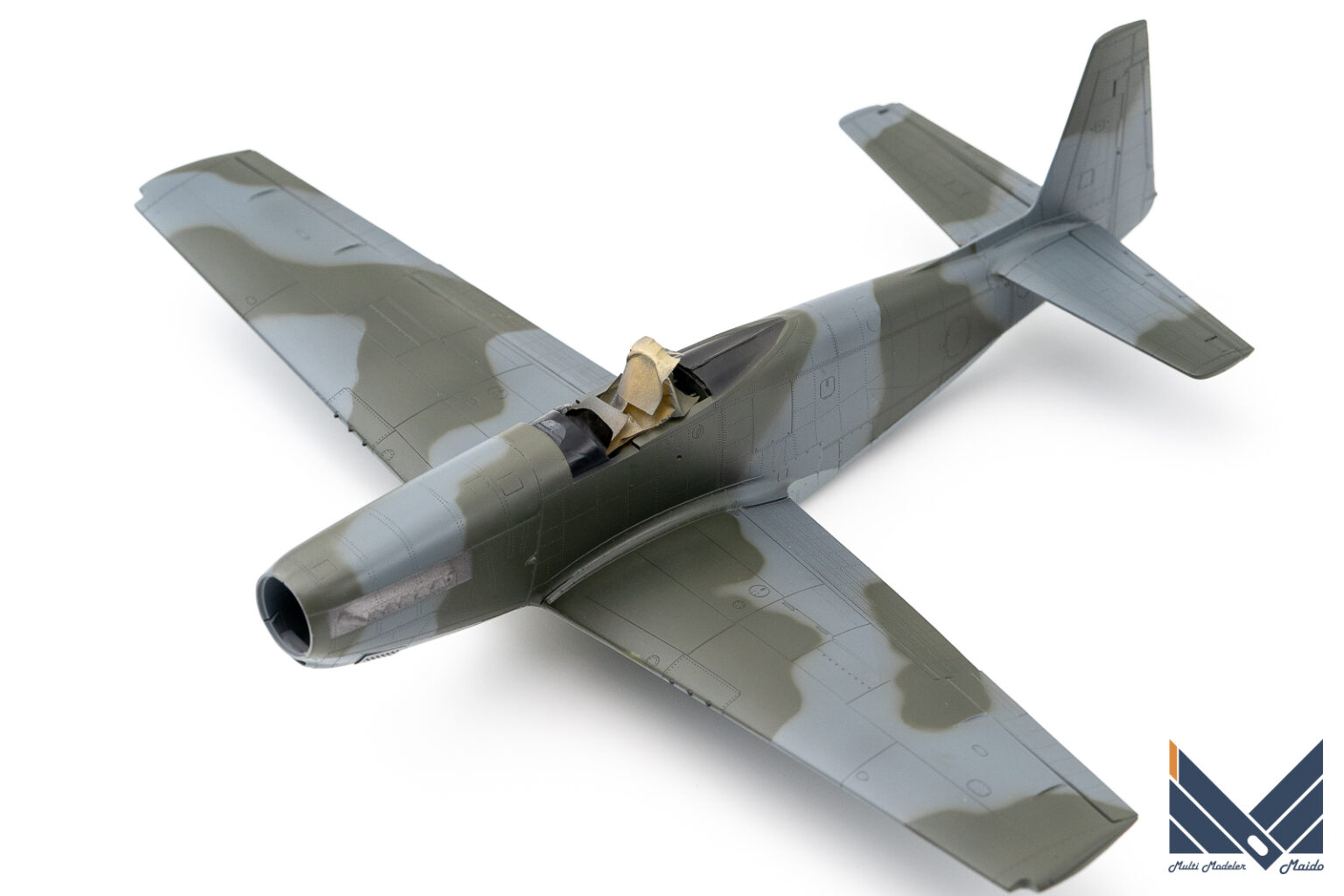 モデルズビット 1/48 P-51H 製作5 ウォッシングまで完了 Modelsvit P-51H | 模型工房M