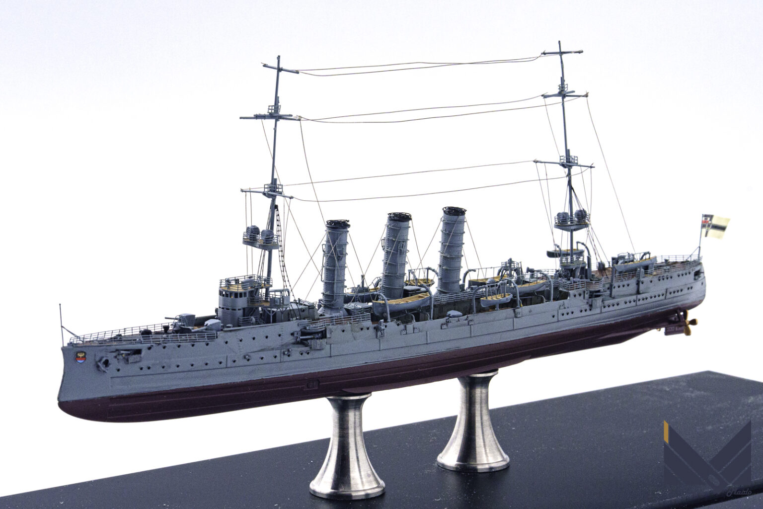 フライホーク 1/700 ドイツ軽巡洋艦エムデン 完成品 Emden flyhawk - 模型工房M