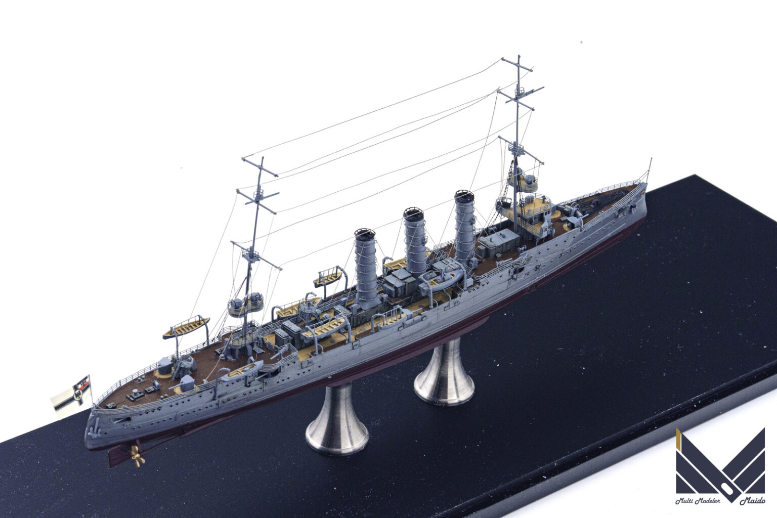 フライホーク 1/700 ドイツ軽巡洋艦エムデン 完成品 Emden flyhawk - 模型工房M